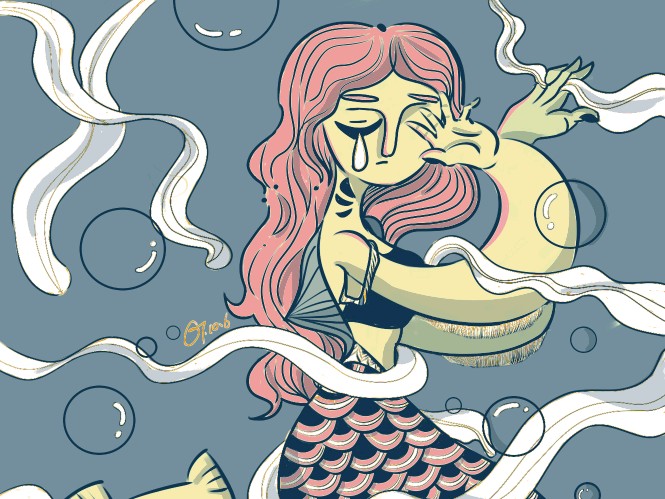 小美人鱼_猫汤MOWSOUP-站酷ZCOOL