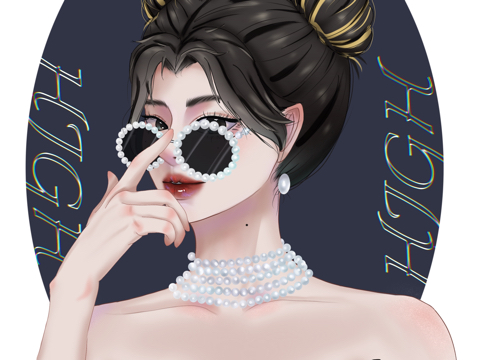 丸子头自设_花酱GH_HJGH-站酷ZCOOL