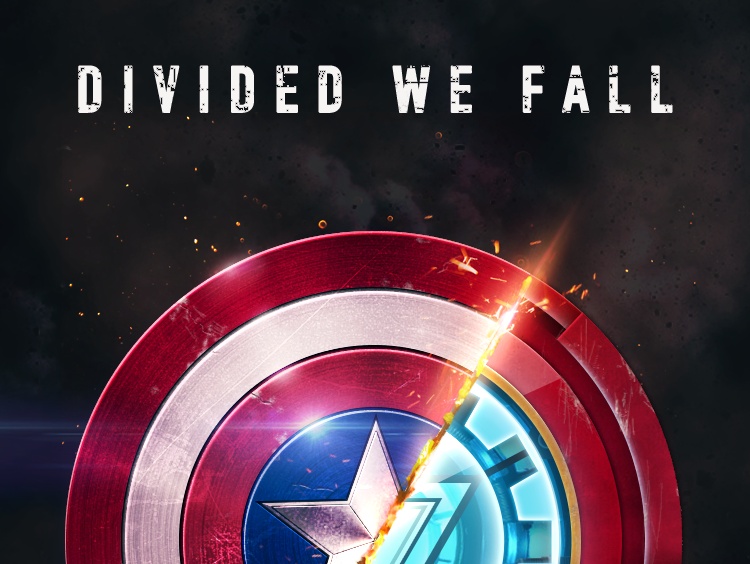 《Captain America: Civil War》自嗨海报_Dante_蛋挞-站酷ZCOOL