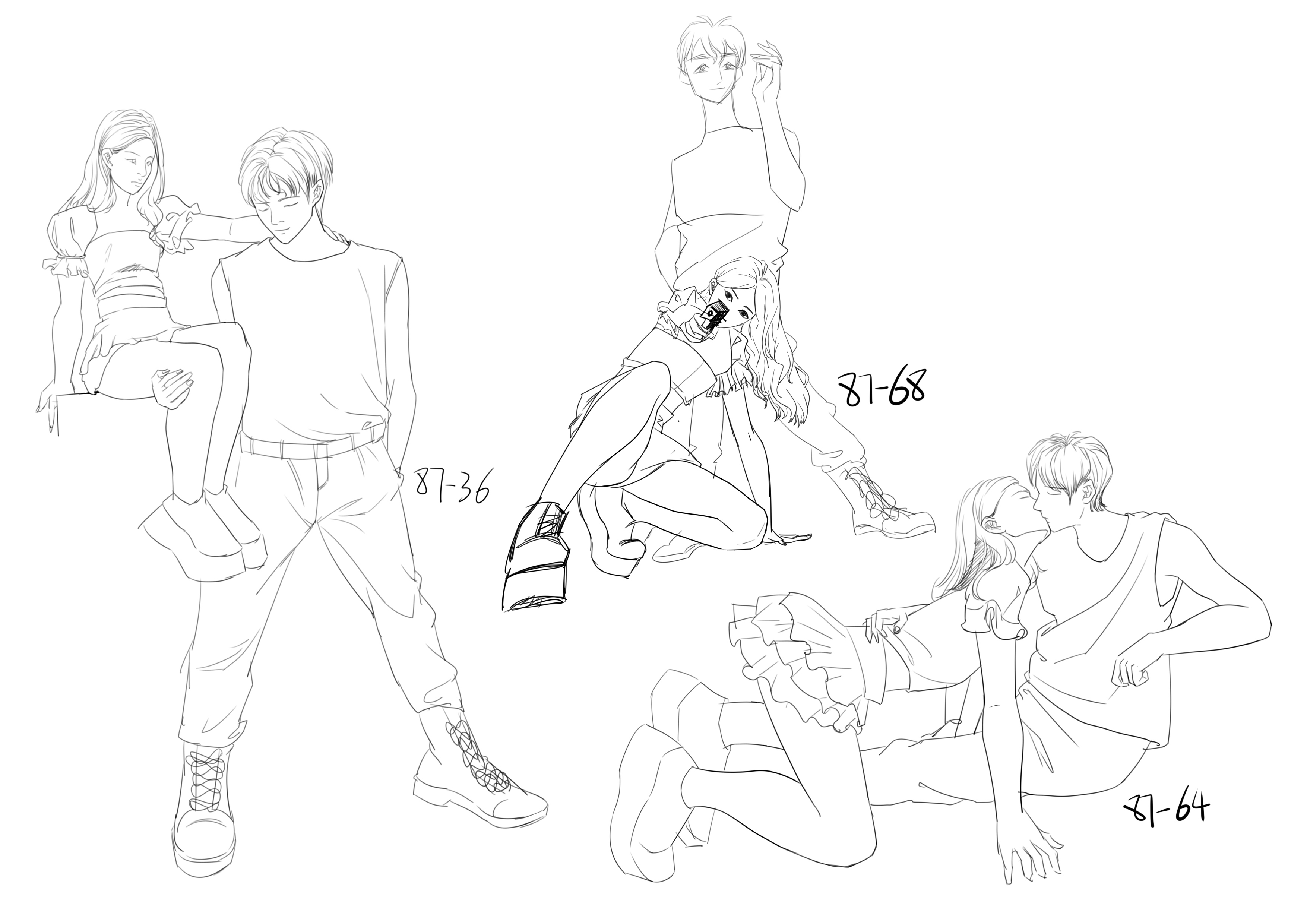 #速写60天挑战赛# day19 @速写班长 _普通仙女虫逢-站酷ZCOOL