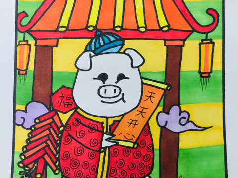 《童真》_黄海霞1997-站酷ZCOOL