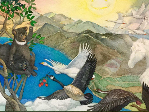 终于坐上云朵了_王欢100102-站酷ZCOOL