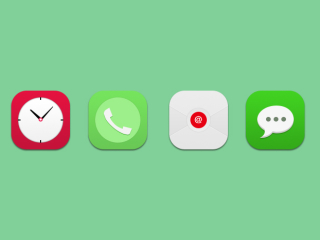 UI图标练习 附PSD_dlam_bao-站酷ZCOOL