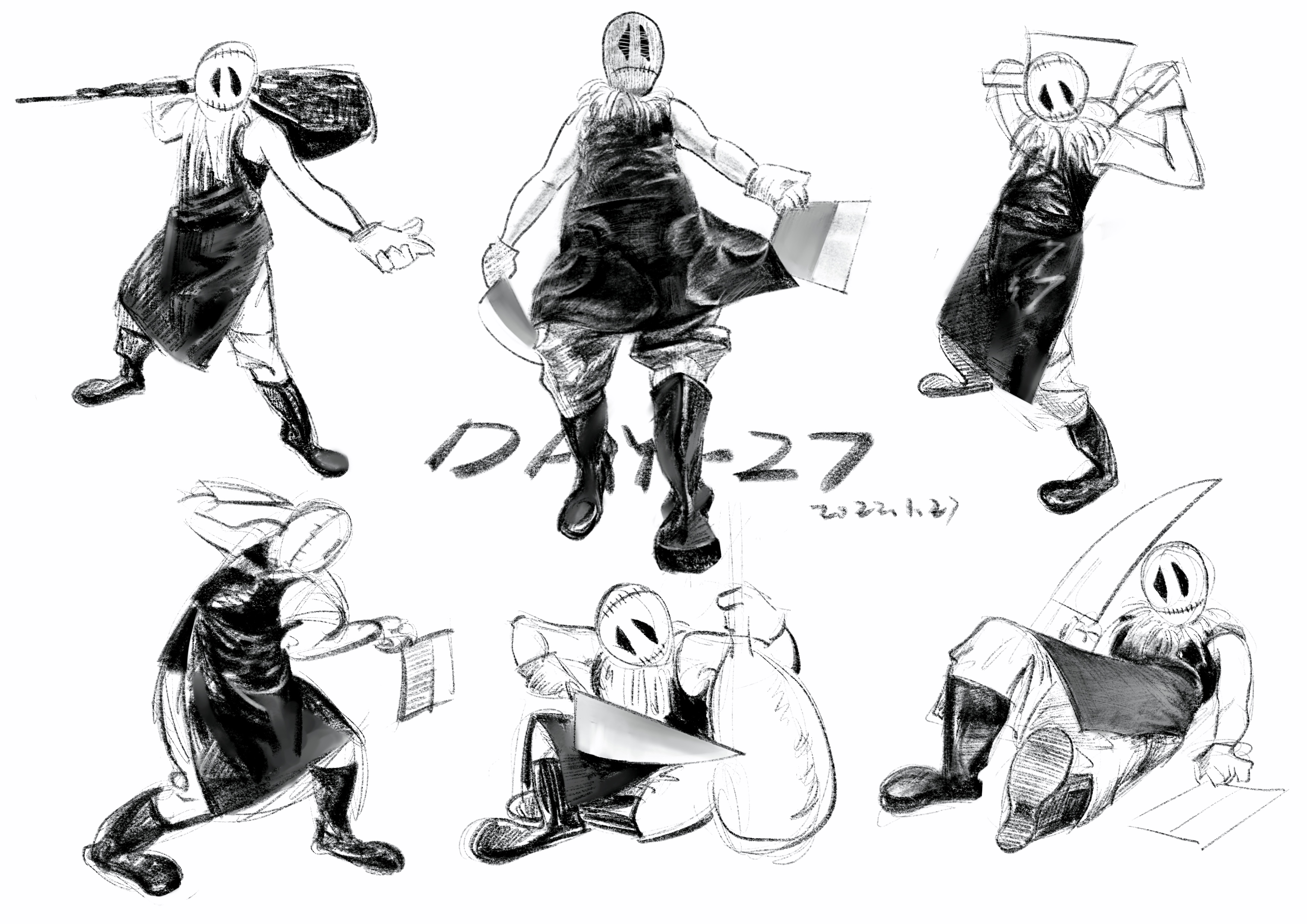 #速写60天挑战赛# @速写班长 day27_迪迪汁-站酷ZCOOL