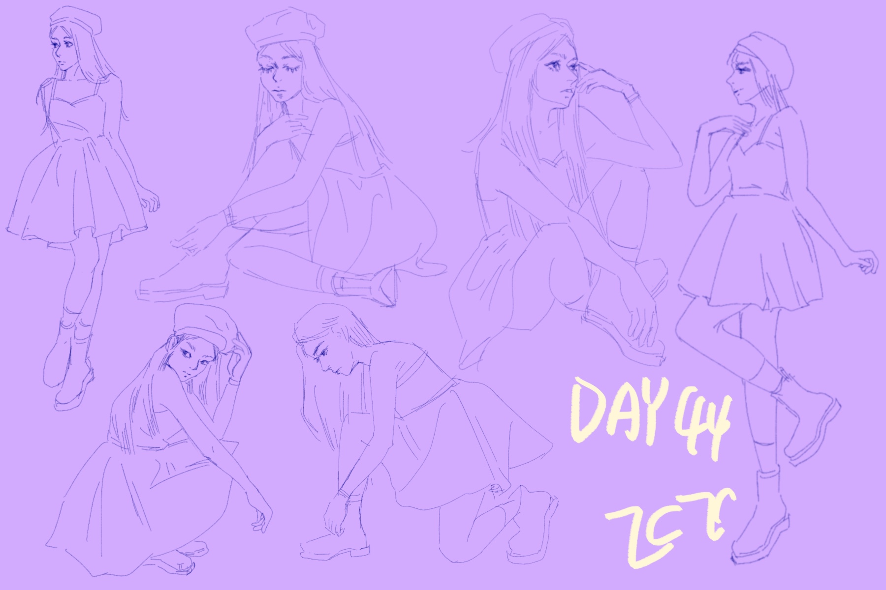 #速写60天挑战赛# day44@速写班长 _夏飞飞233-站酷ZCOOL