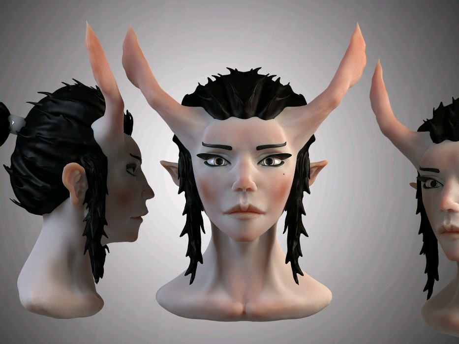 Blender人头制作_DGCC-站酷ZCOOL