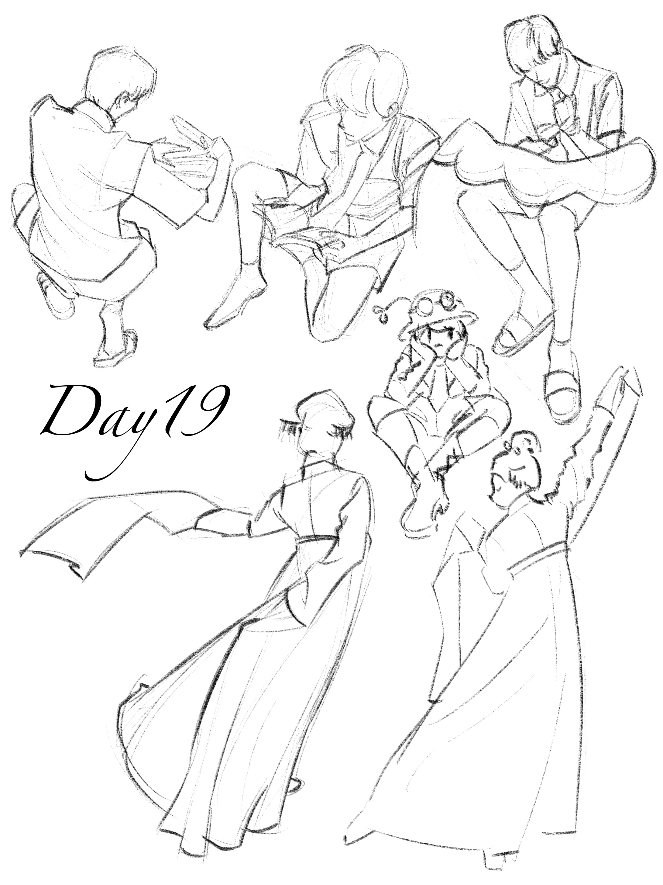 #速写60天挑战赛# day19 @速写班长 _冬至常青-站酷ZCOOL