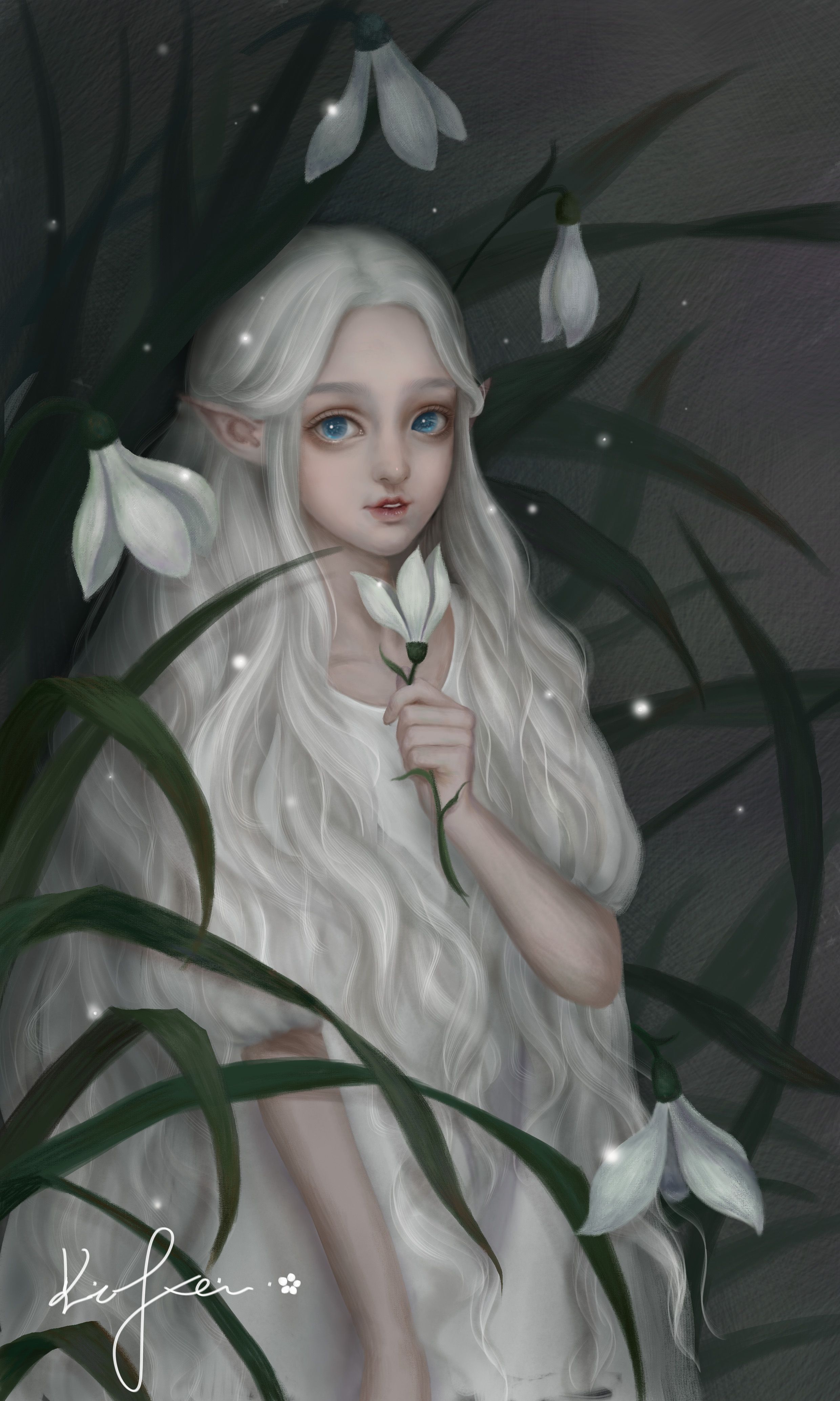 森林里的精灵_艺霏0o0-站酷ZCOOL