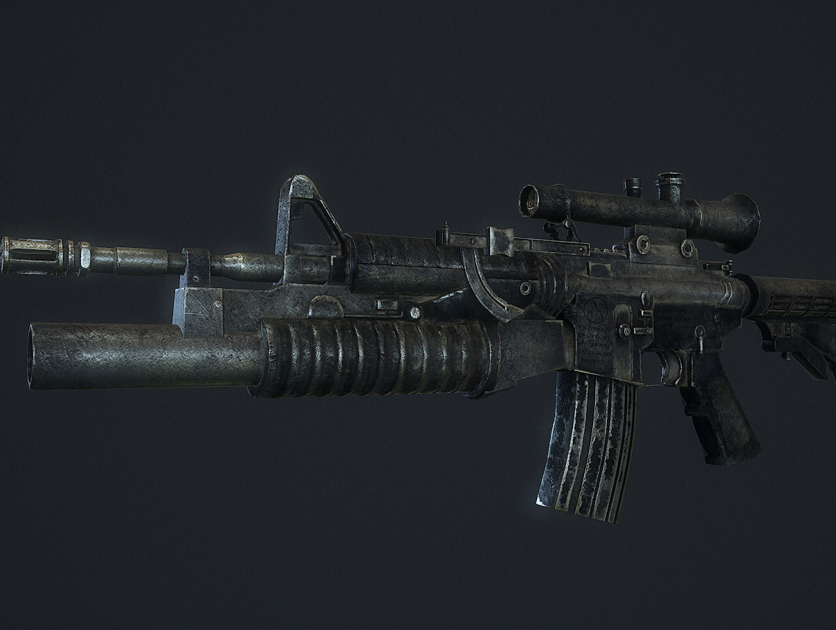 CQ-A 5.56mm 卡宾枪_meng旭旭-站酷ZCOOL