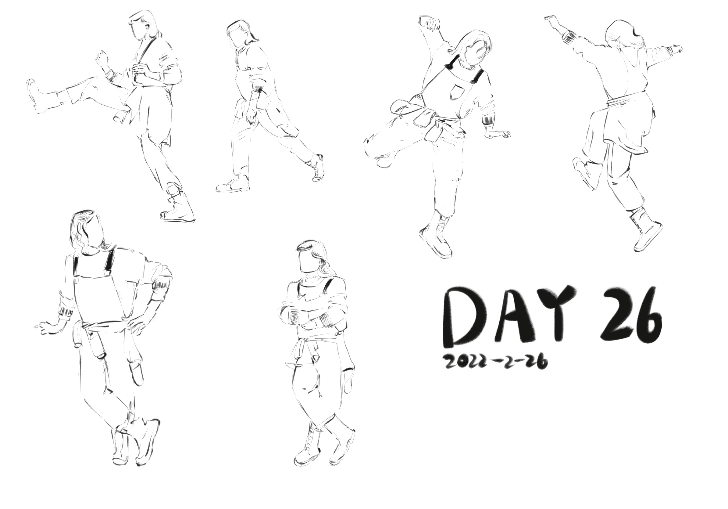 #速写60天挑战赛# day26@速写班长_海榆-站酷ZCOOL