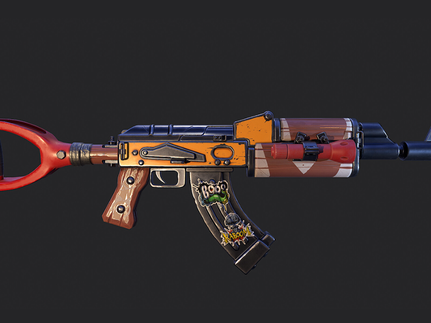 【3dmax武器建模】从零开始教你制作一把完整的AKM步枪_Alan安澜-站酷ZCOOL