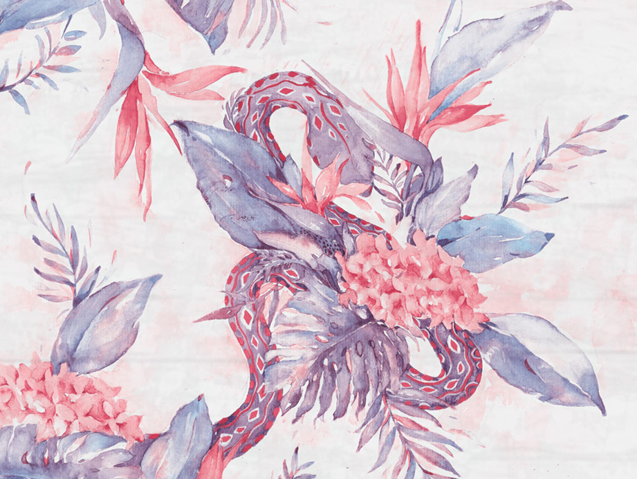 【水彩】Flower&Snake_Kyrja-站酷ZCOOL