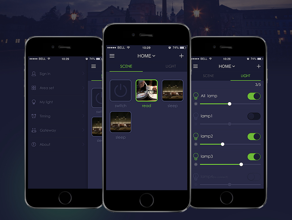 一款智能灯的APP_Nice_Cool-站酷ZCOOL
