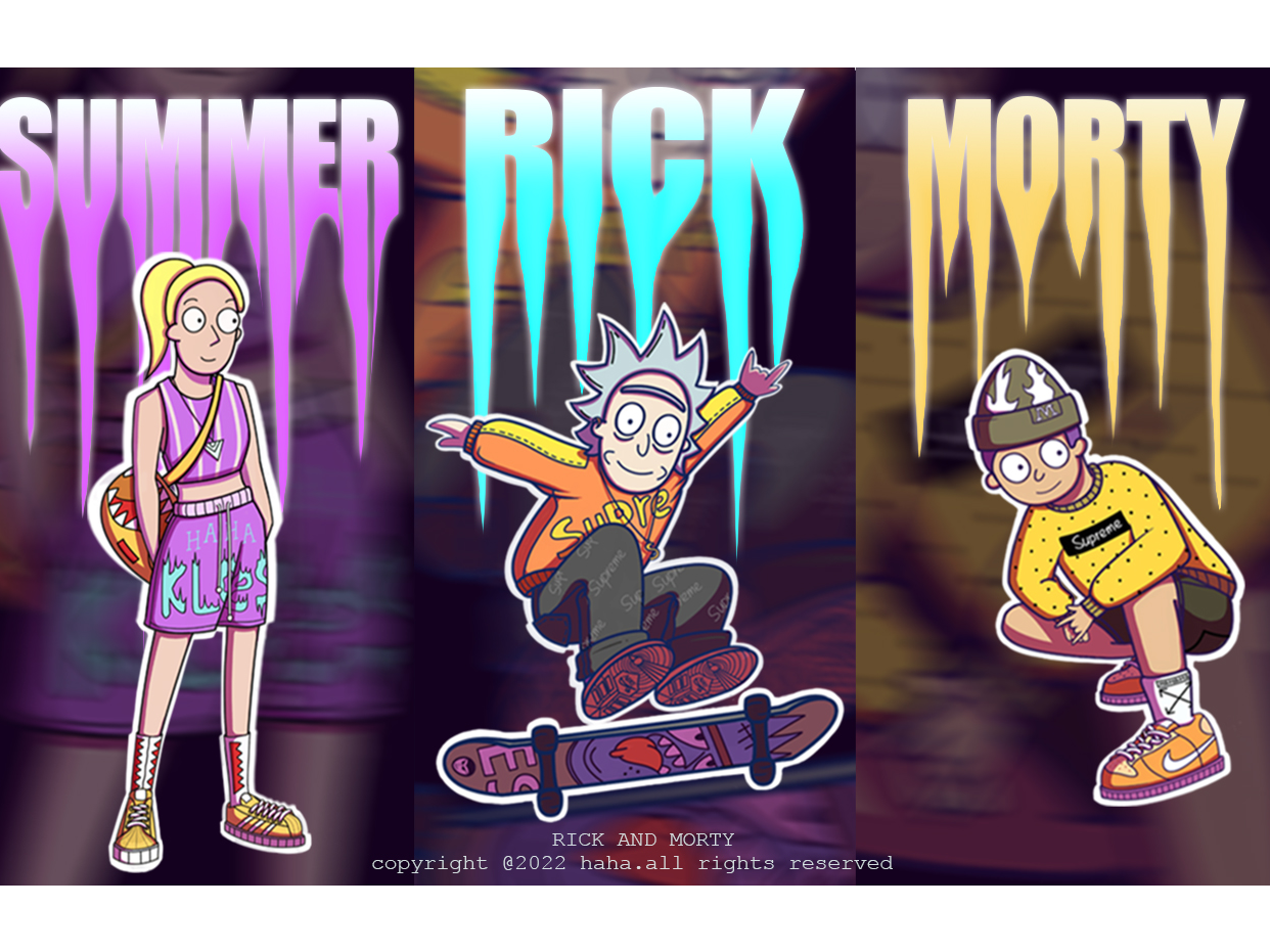 老顽童rick and morty_一条酸菜鱼儿-站酷ZCOOL