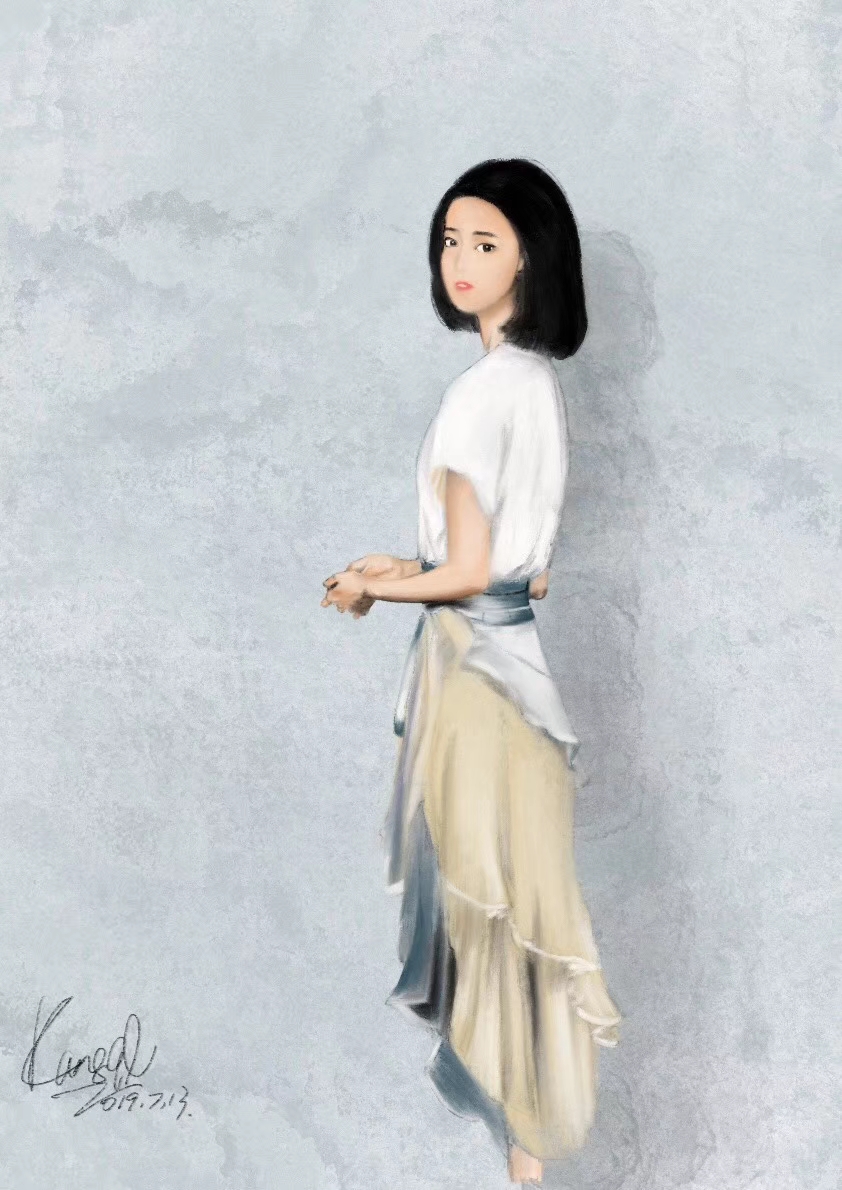 白衣女人_阿浪KKK-站酷ZCOOL