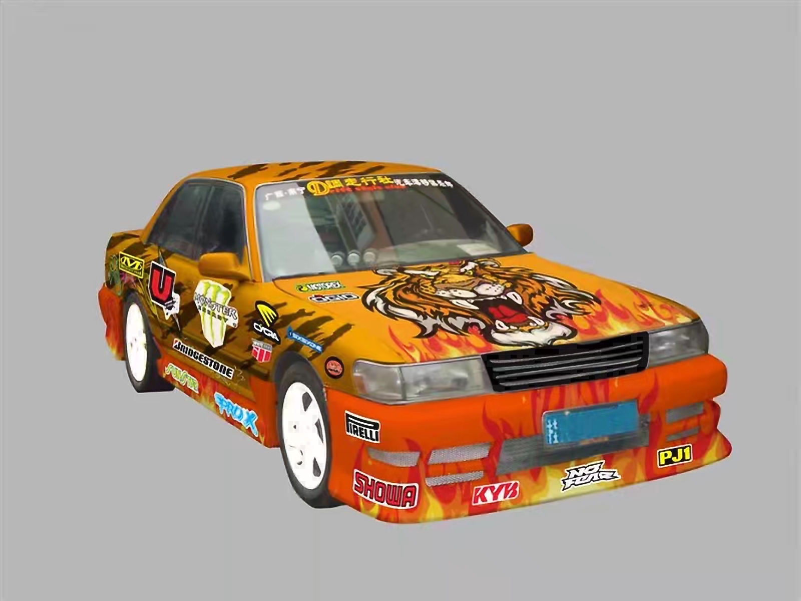 赛车车贴设计_河边诗人-站酷ZCOOL