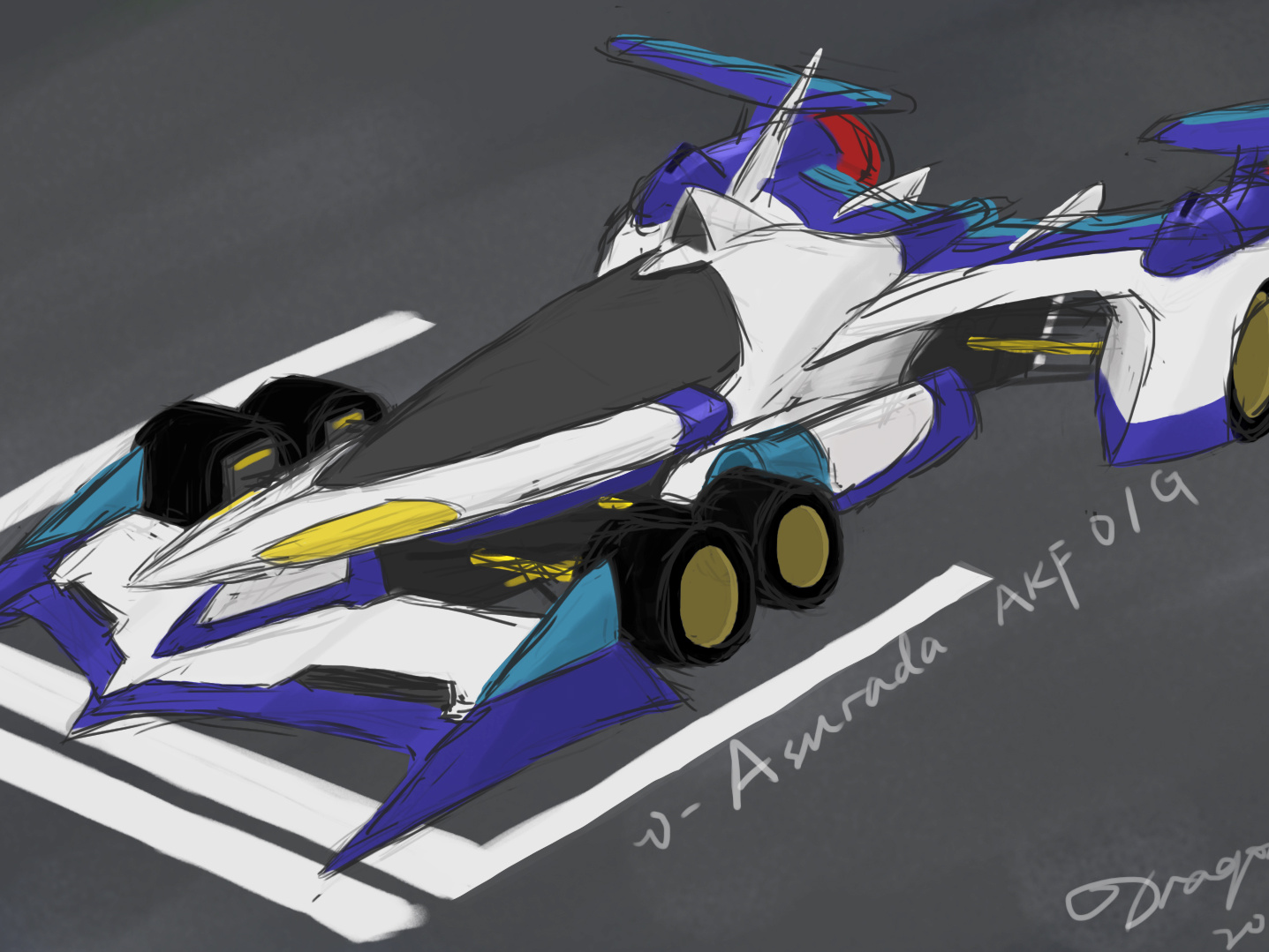 超级阿斯拉达 ν-Asurada AKF-0/G_DRAGON1EE-站酷ZCOOL