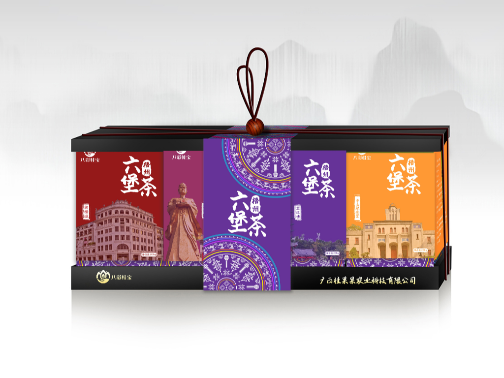 六堡茶包装系列_方蓝Fl-站酷ZCOOL