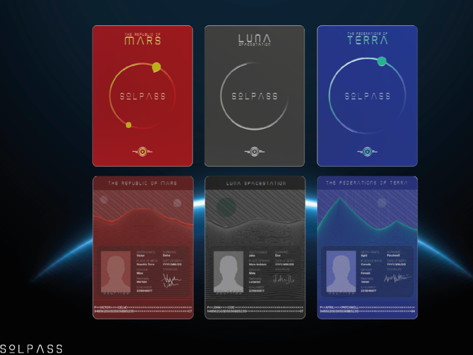 #2022青春答卷#星际旅行护照 Solpass_央美设计学院-站酷ZCOOL