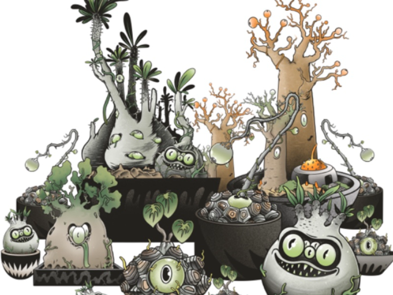 Monster root illustration_晨鸣达-站酷ZCOOL