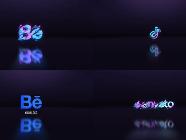 AE模板 | 简洁动态故障彩色企业标志图形LOGO演绎动画_猿文件网官方账号-站酷ZCOOL