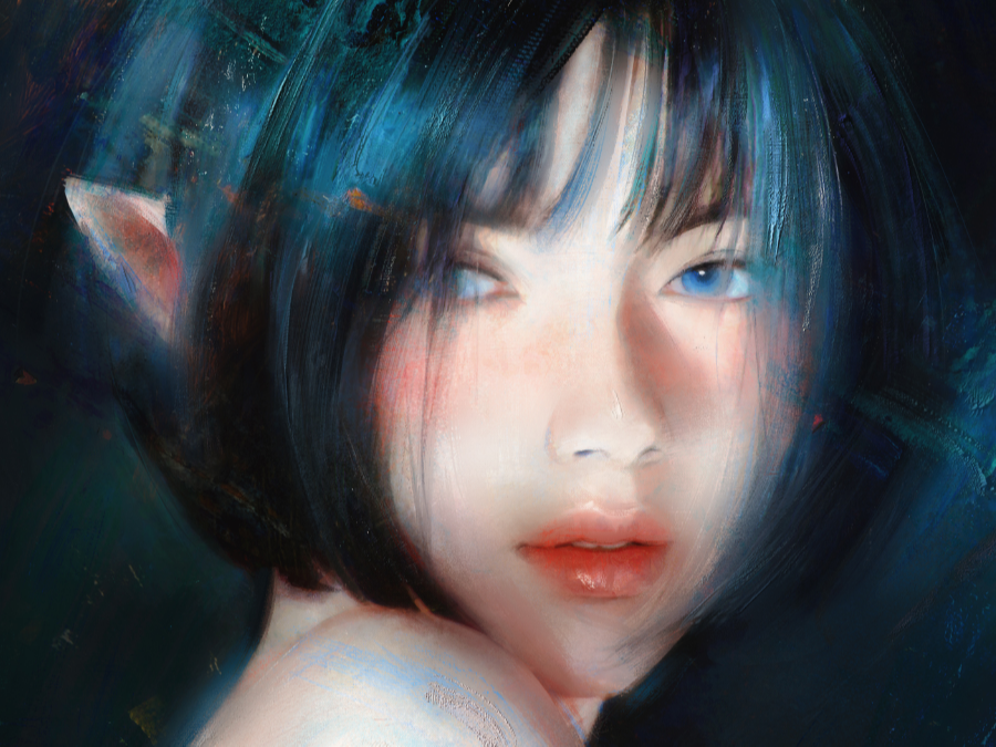 简单3步画出真实油画笔触厚度质感-附作品_tianzi_天恣-站酷ZCOOL