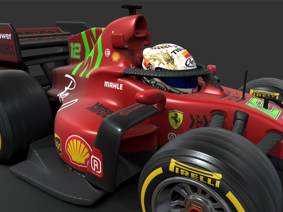 Maya-F1法拉利赛车模型制作教程。maya建模基础教程_Alan安澜-站酷ZCOOL