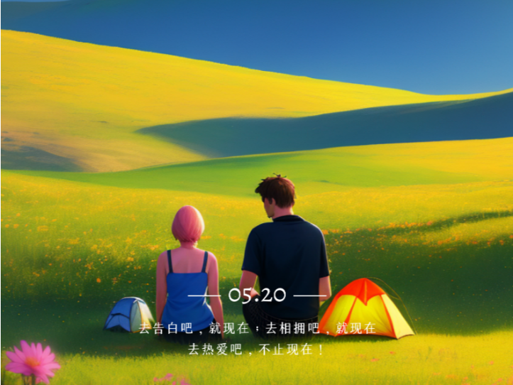 【AI绘画】520海报_布瓜布拉-站酷ZCOOL