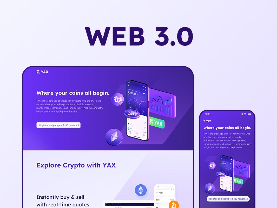 web3.0官网页面设计_AnnaSu_Design-站酷ZCOOL