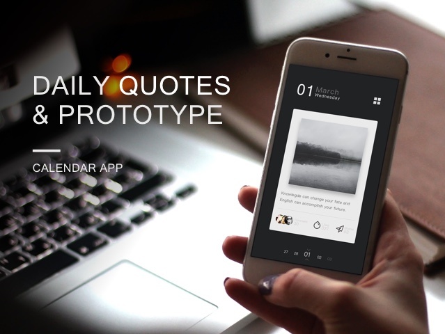 DAILY QUOTES& PROTOTYPE_tenygo-站酷ZCOOL