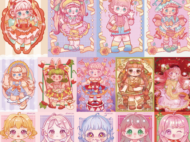 最近画的可可爱爱（不断更新···）_冷霧Wisdom-站酷ZCOOL