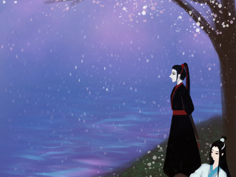 忘羡插画_星糖Mint-站酷ZCOOL