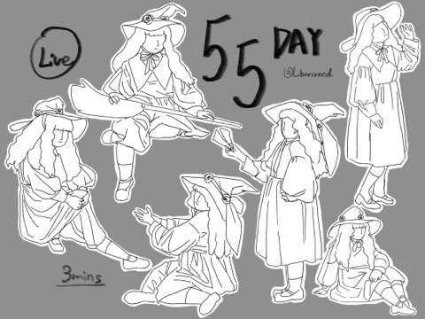 #速写60天挑战赛# Day55 @速写班长_Libercreed丽德-站酷ZCOOL