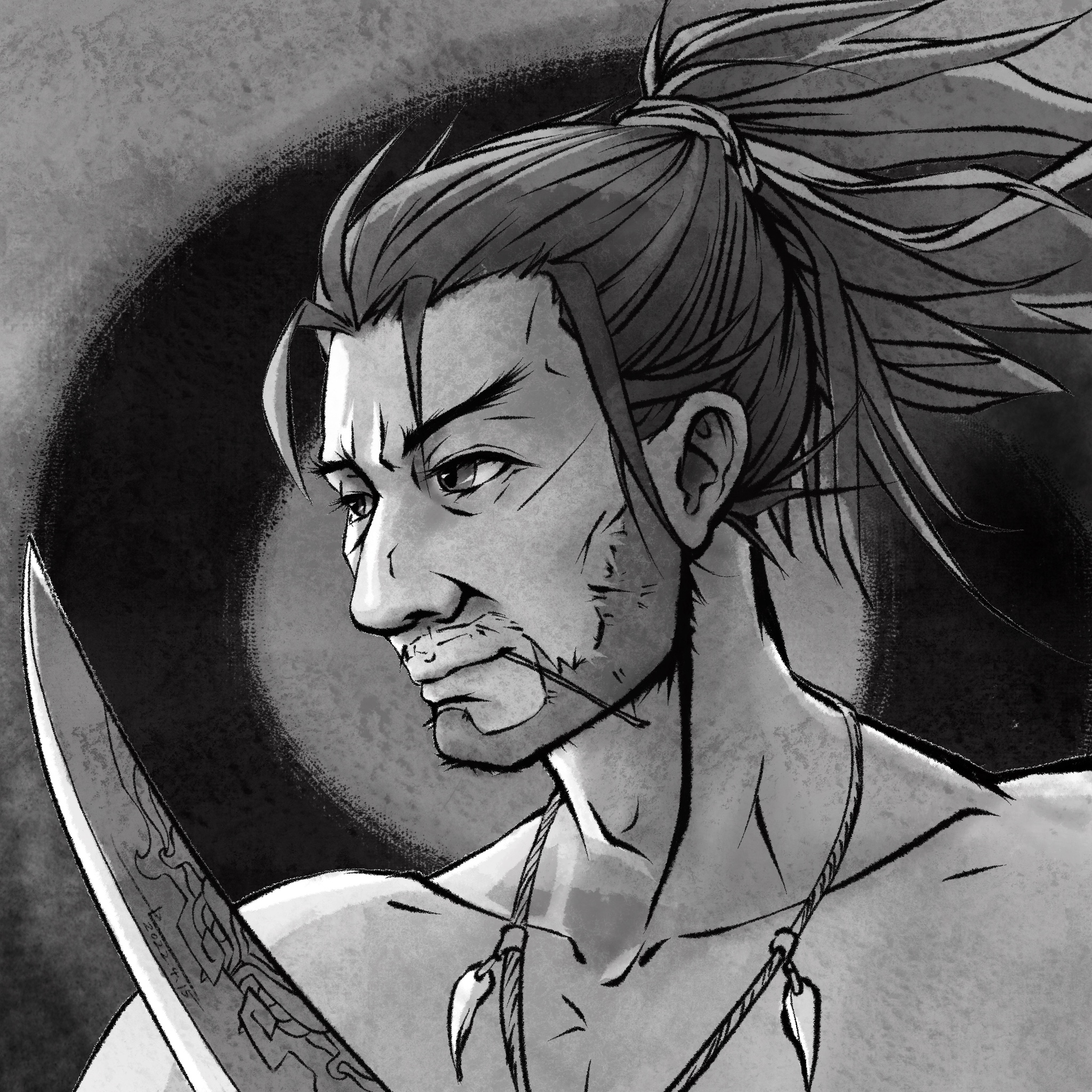 黑白人设_拾壹king-站酷ZCOOL