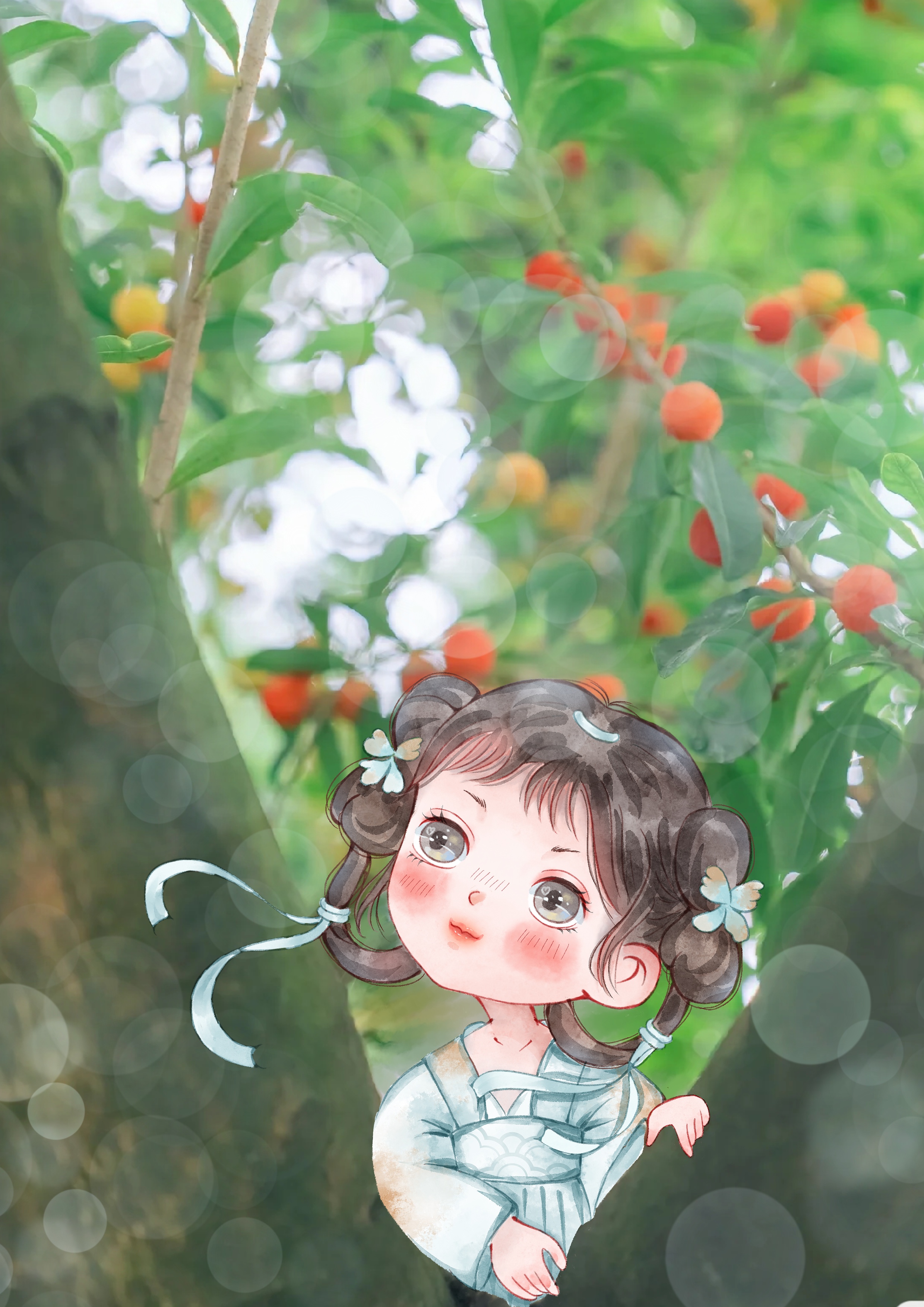 猫猫拟人之橘子红了_SZ指天椒-站酷ZCOOL