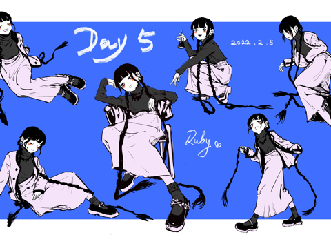 速写60天挑战赛Day5_冰糖露比LRuby-站酷ZCOOL