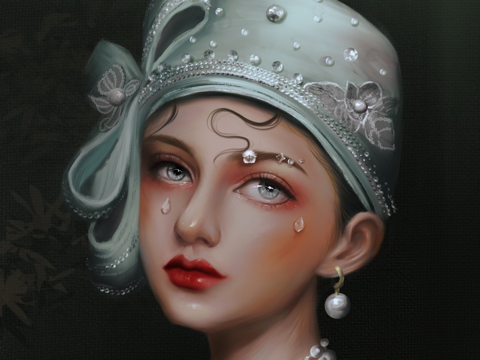 厚涂人物_zora宇-站酷ZCOOL