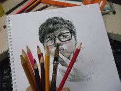 吴老师！自画像_少野1029-站酷ZCOOL