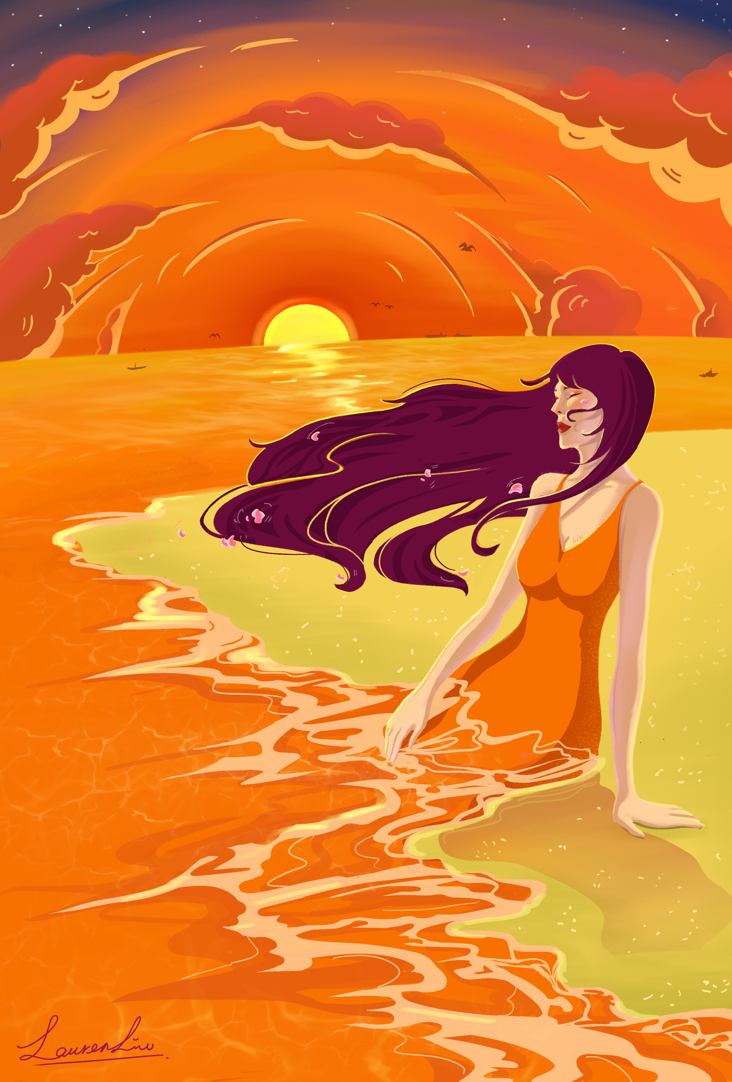 大海有可能是美女_何其精Lauren-站酷ZCOOL