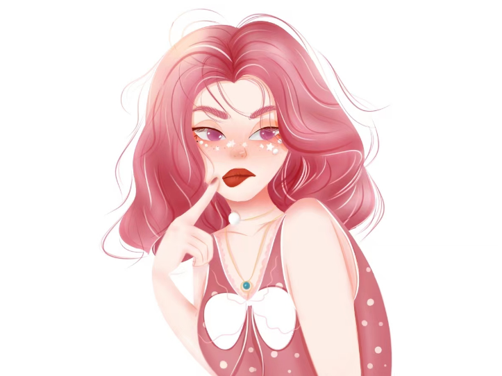 甜酷辣妹_阿九九的画-站酷ZCOOL