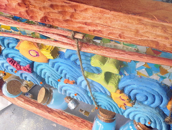 原创海洋主题木雕设计_vivi_tan-站酷ZCOOL