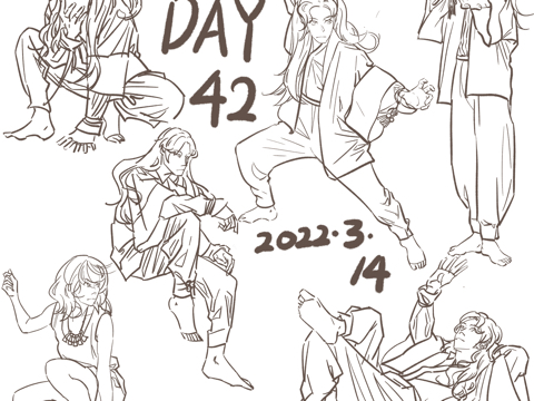 #速写60天挑战赛# @速写班长 day42_Dedue-站酷ZCOOL