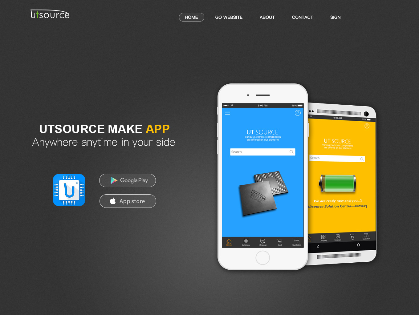 UTSOURCE of APP download page_juinwu-站酷ZCOOL
