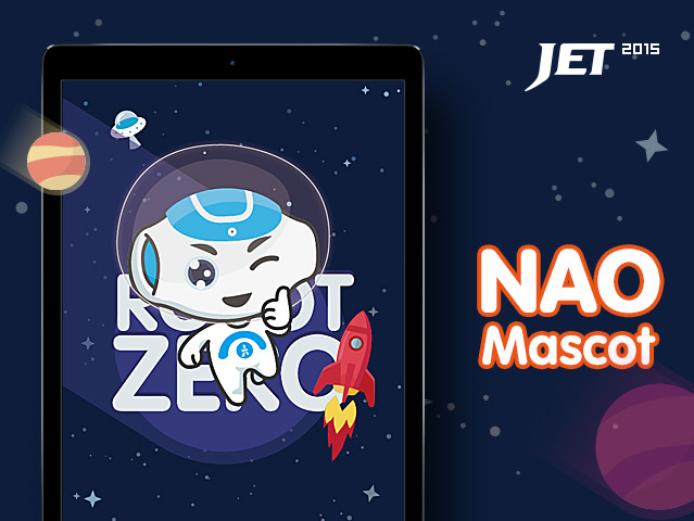 the Mascot Design—humanoid robot NAO_JET-站酷ZCOOL