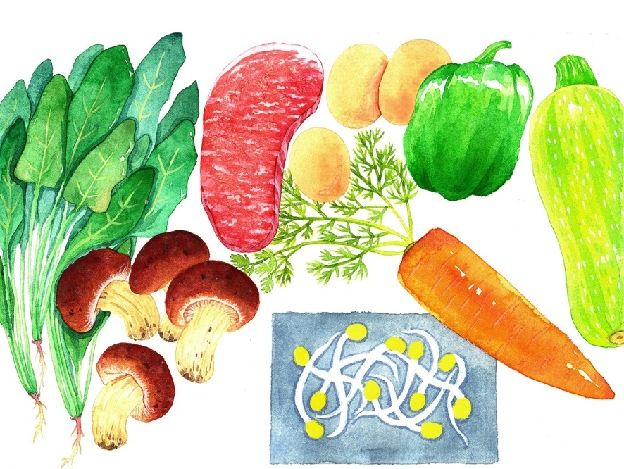 石锅拌饭！[]~(￣ ￣)~*_花竹子mz-站酷ZCOOL