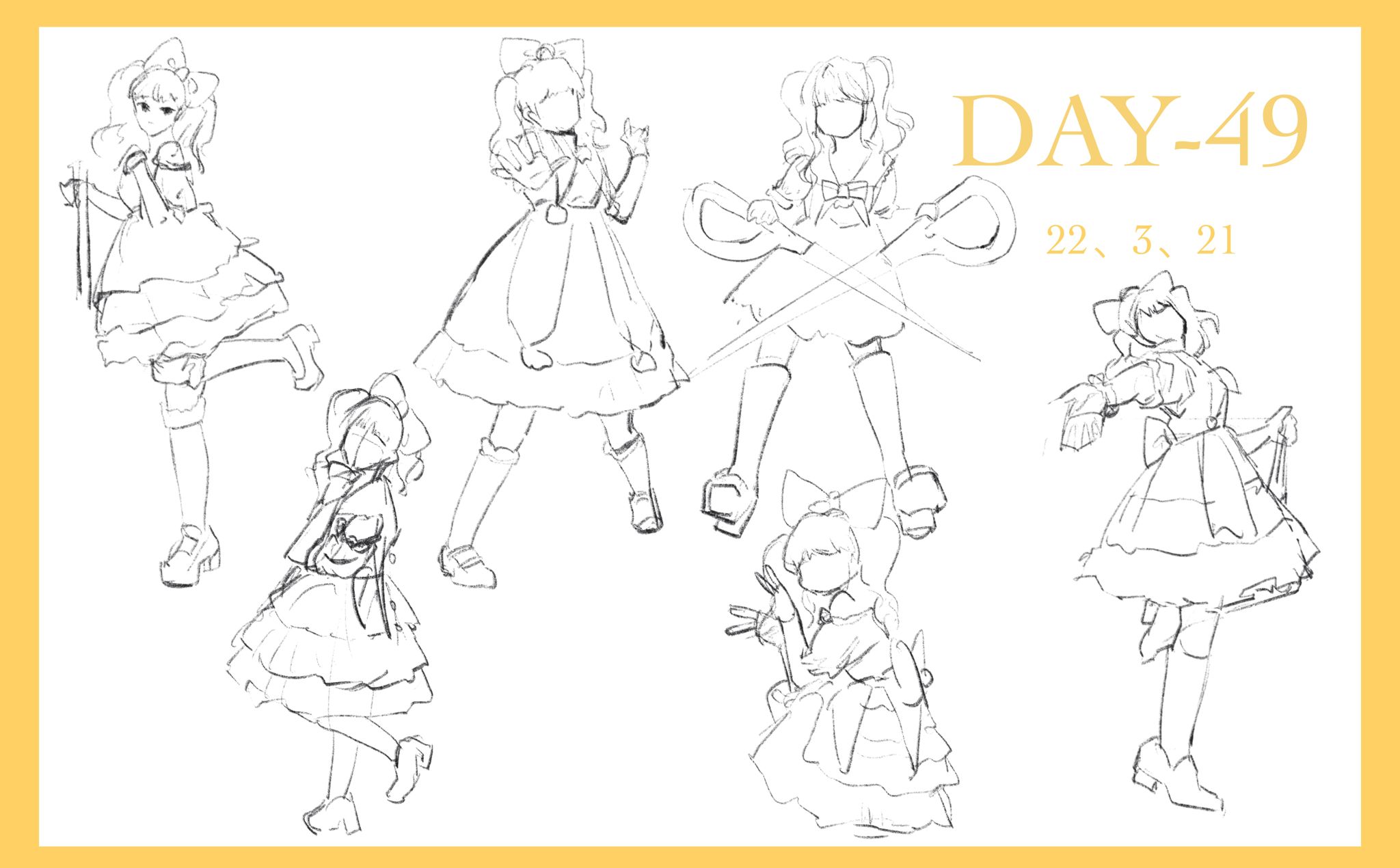 #速写60天挑战赛# @速写班长 day49_好好活下去-站酷ZCOOL