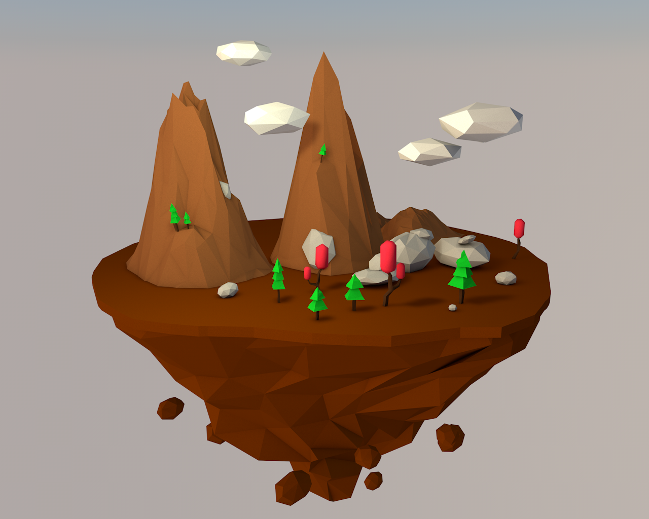 C4D lowpoly_JasonHuang101-站酷ZCOOL