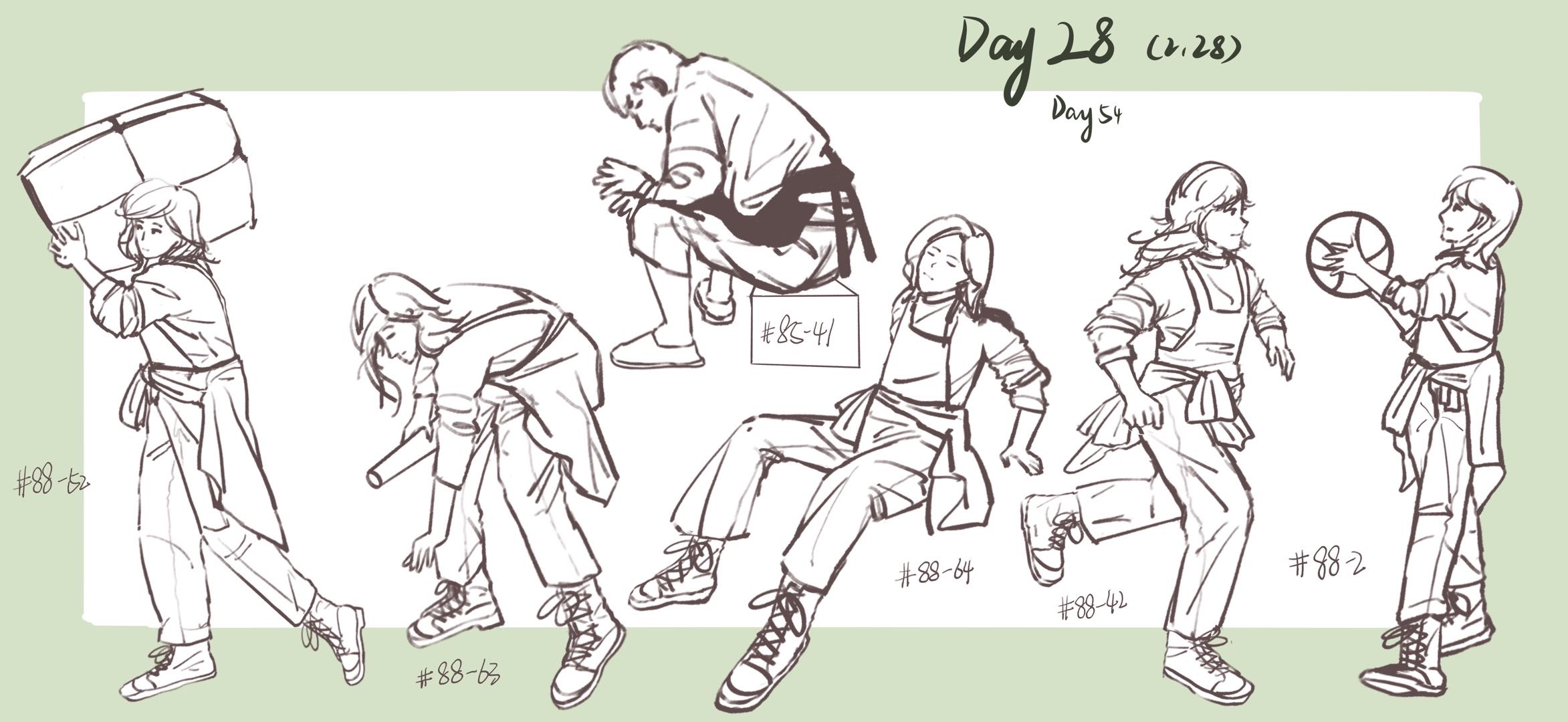 打卡_素包子打猫QAQ-站酷ZCOOL