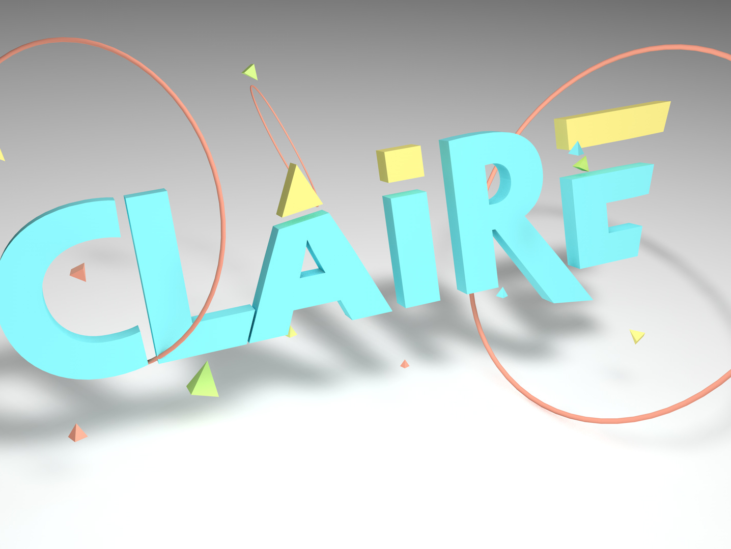 【CINEMA 4D每日练习】第二天ai+c4d 文字渲染_阿昆TIME-站酷ZCOOL