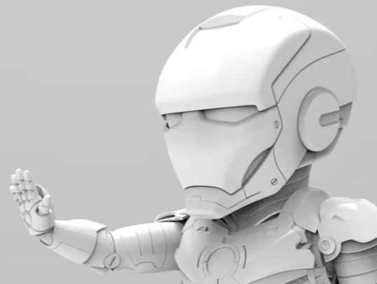 Q版钢铁侠_CGWIND-站酷ZCOOL